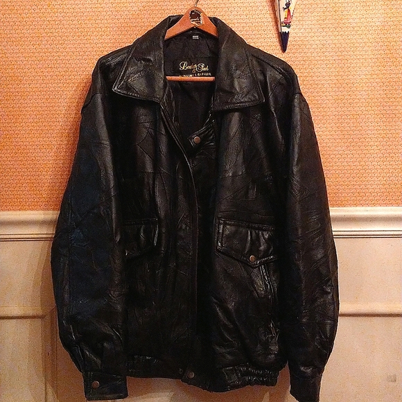 Leather and Soul | Jackets & Coats | Mens Genuine Leather Bomber Jacket ...
